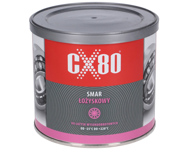 Smar do łożysk wysokoobrotowych łożyskowy CX-80 puszka 500g | Agromex