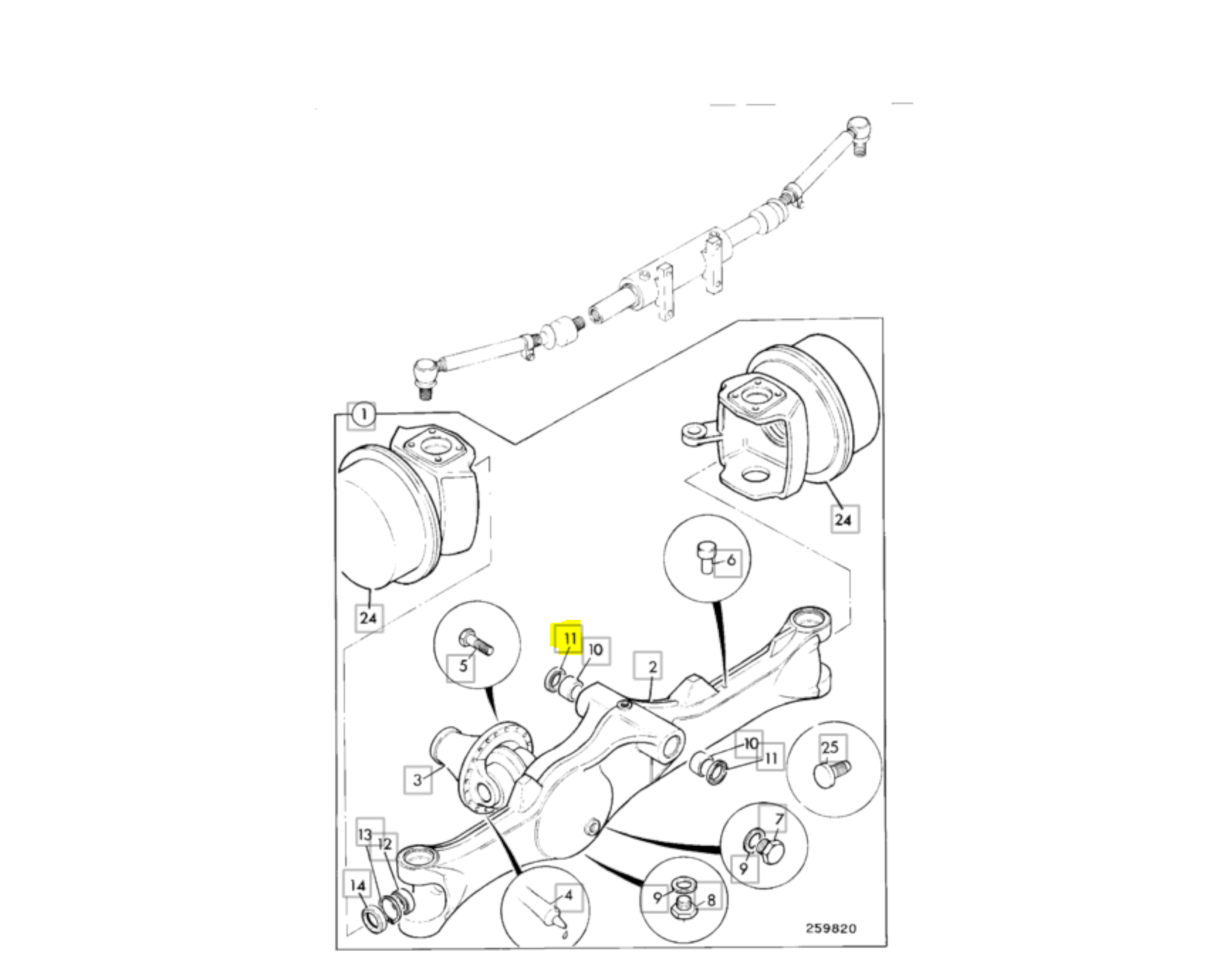 USZCZELNIENIE ZAWIESZENIA MOSTU JCB KOPARKO-ŁADOWARKA 3CX 4CX 904/06500 ...